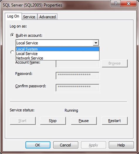 กรณี sql2005 และ 2008 ไม่สามารถ backup database ได้ฟ้อง error prosoft