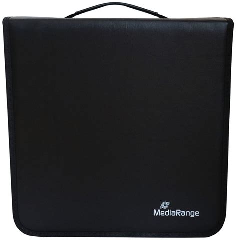 Mediarange Cd Hülle Tasche Storage Wallet Für 500 Bd Cd Dvd In Schwarz