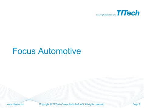 Company Overview Automotive Ttethernet Pdf