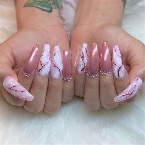 Updated 40 Fantastic Pink Chrome Nails August 2020