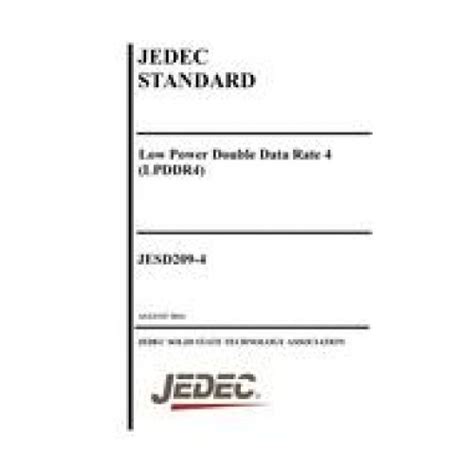 jedec jesd209 4 standard pdf standard pdf site