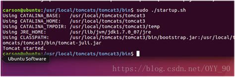 ubuntu系统下安装tomcat及其配置 ubuntu配置tomcat应用位置 csdn博客