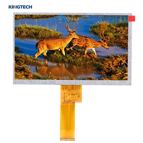 LVDS Interface 7 Inch 1024x600 Resolution LCD Display Kingtech Display
