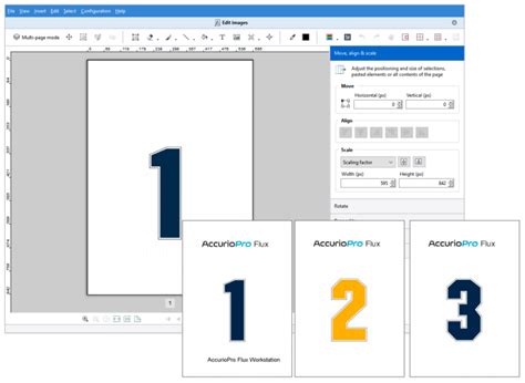 how to for flux raster editor insert text and logo accuriopro flux