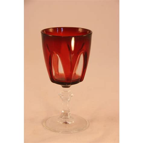 Clear Red Wine Glasses Set Of 6 Chairish