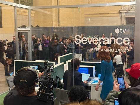Apple Has ‘lumon Employees Working Inside Severance Cube At Grand