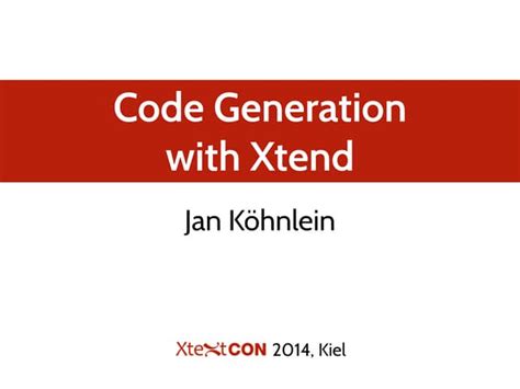 code generation with xtend pdf