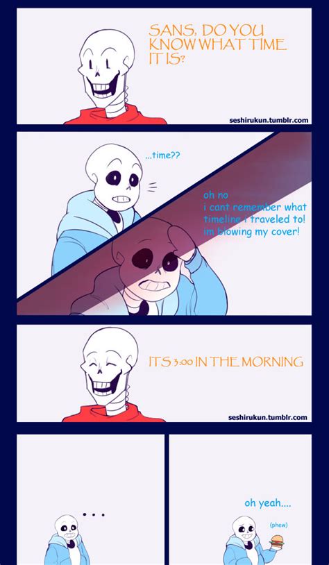 Undertale Comic What Time Is It By Seshirukun On Deviantart