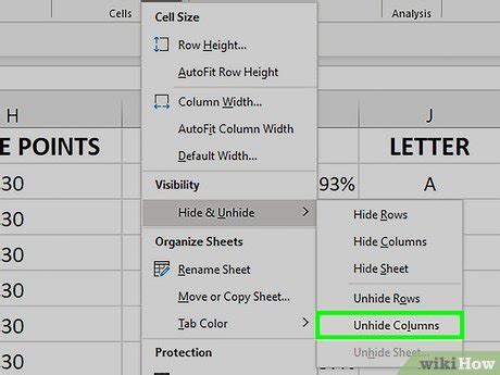 How To Unhide Columns In Excel Easy Step By Step Methods