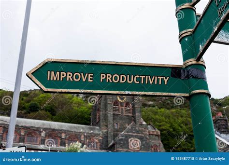 Word Writing Text Improve Productivity Business Concept For To
