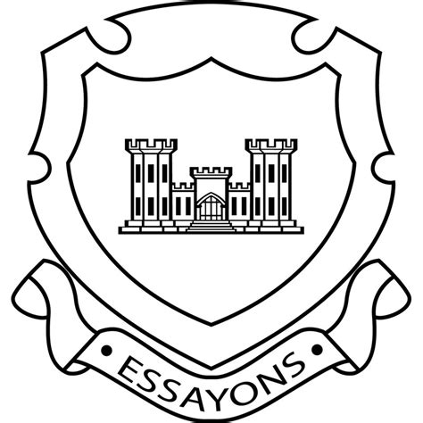 Us Army Corps Of Engineers Essayons Patch Vector File Black Inspire