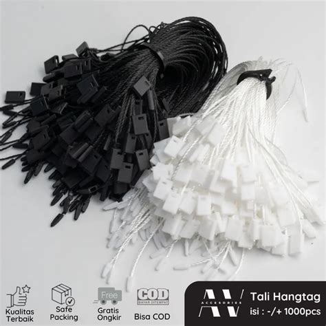 Jual Avacc Tali Hangtag Label Benang Nylon String Pin Lock Kuat Dan