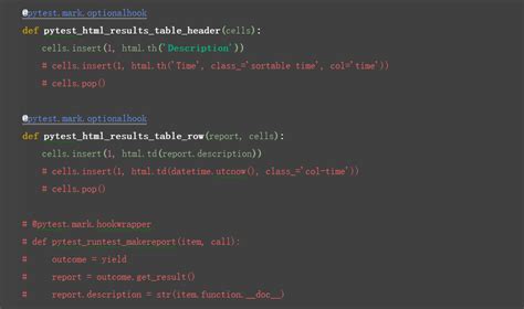 Pytest文档20 Pytest Html报告优化（添加description） 上海 悠悠 博客园