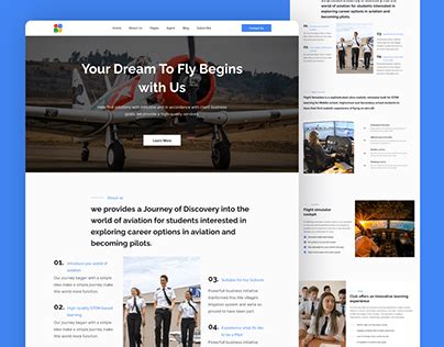 Aviation Website Design Projects Photos Videos Logos