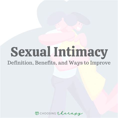 what is sexual intimacy
