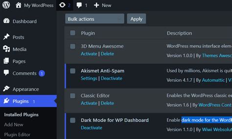 7 Best Dark Mode Plugins For Wordpress 2023 Update Wp Missing