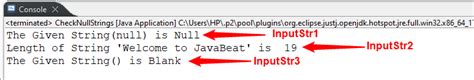 How To Check If A String Is Null In Java