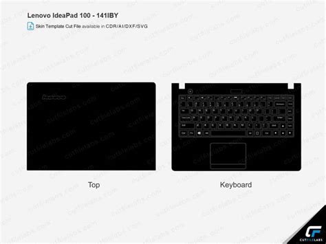 Lenovo IdeaPad IBY Cut File Template CutFileLabs