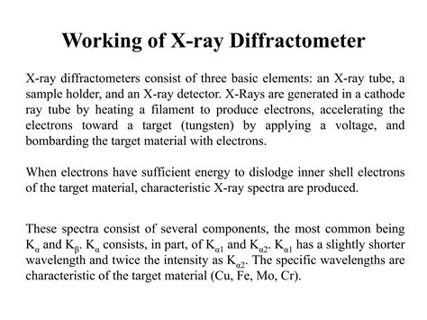 Lecture 1 Principle And Application Of X Ray Diffractometerpdf