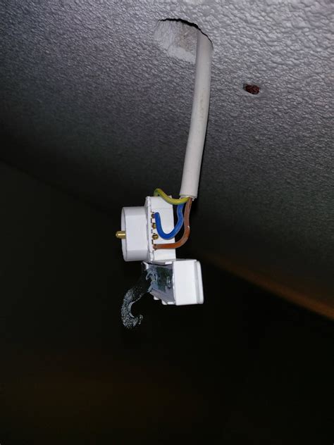 How Do I Detach The Wires From This Lamp Ceiling Socket Home