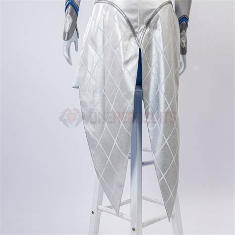Marvel Rivals Emma Frost Cosplay Costumes White Queen Leather Top Level