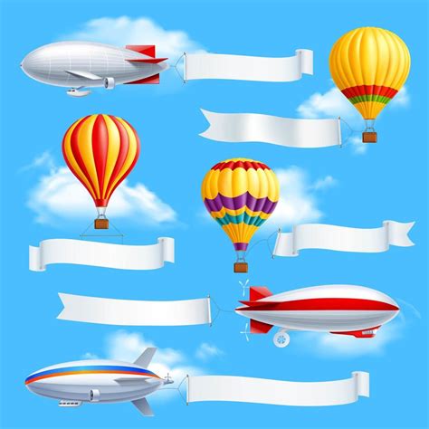 Dirigible Dirigible 1391864 Vector En Vecteezy