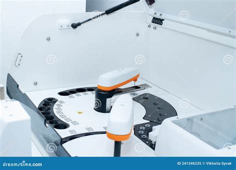 Immunochemistry Analyzer For Laboratory Research Stock Image Image Of Container Experiment