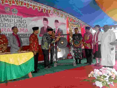 Kemenag Bolmong Sukses Gelar Launching Kampung Moderasi Beragama Detik Go