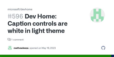 Dev Home Caption Controls Are White In Light Theme Issue Microsoft Devhome GitHub