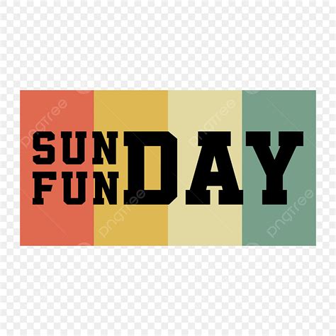 Sunday Funday Logo Sunday Funday Vector Images Depositphotos