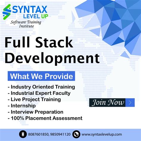 Syntax Level Up On Linkedin Fullstackdeveloper Fullstacktraininginpune Fullstack Job Pune
