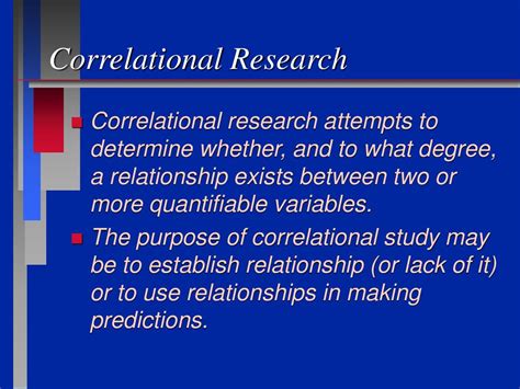 What Is Correlational Research Ppt Download