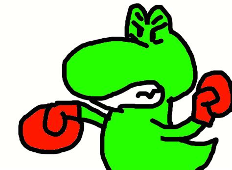 Boxing Yoshi By Karinbyrne On Deviantart