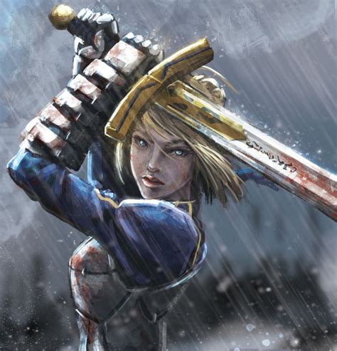 Saber Fate Stay Night Fate Stay Night Anime Warrior Fate Anime Series