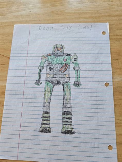 Doomguy 2016 By Wolfywol On Deviantart