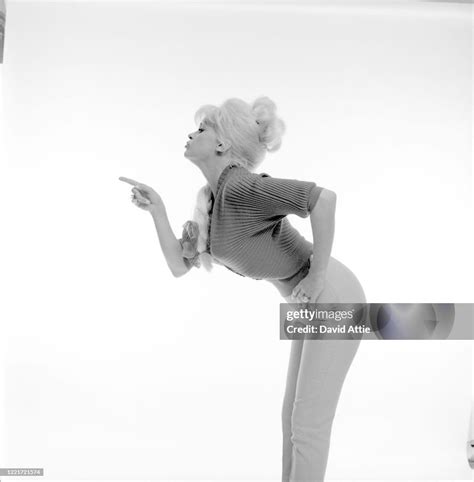 Actress And Model Jayne Mansfield Poses For A Portrait In 1964 In New