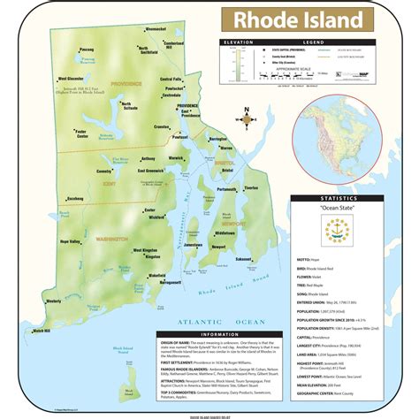Map Of Rhode Island Ri