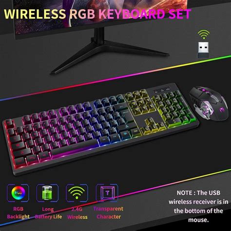 Cakce Wireless Backlit Gaming Keyboard And Mouse Review