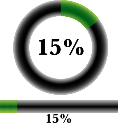 premium vector circle percentage diagrams ready to use for web design
