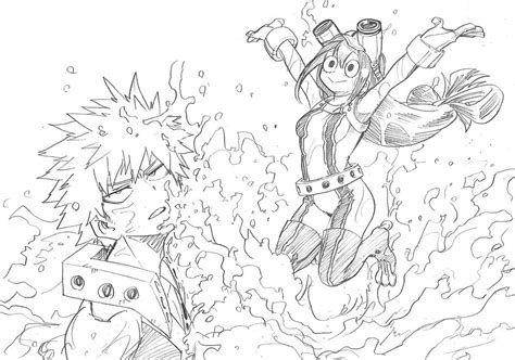 Horikoshi Kouhei Asui Tsuyu Bakugou Katsuki Boku No Hero Academia