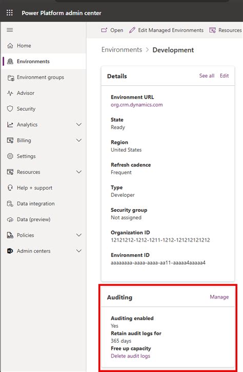 Depolama Alanını Boşaltma Power Platform Microsoft Learn