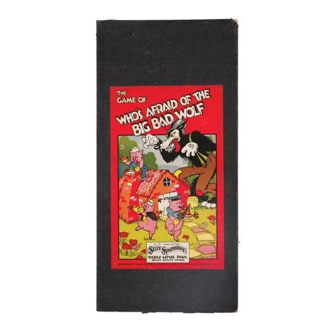 who s afraid of the big bad wolf game board