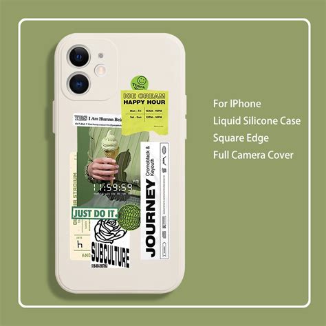 Funny Fashion Lable Ice Cream For Iphone 7 8 Plus X 14 Pro Xs Max Xr 13