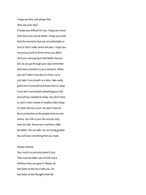 Speaking Script Pdf Thought