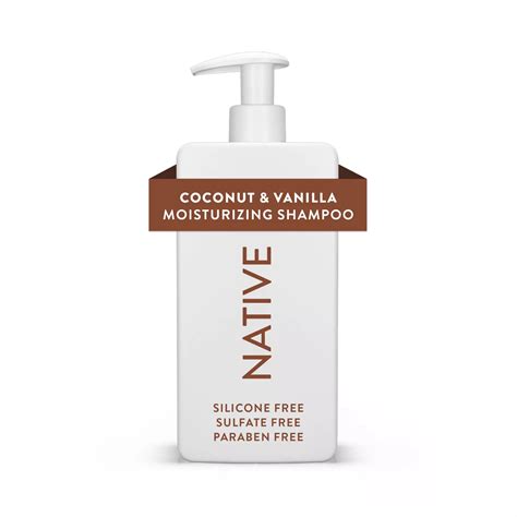 Native Moisturizing Shampoo Coconut And Vanilla Shop Shampoo