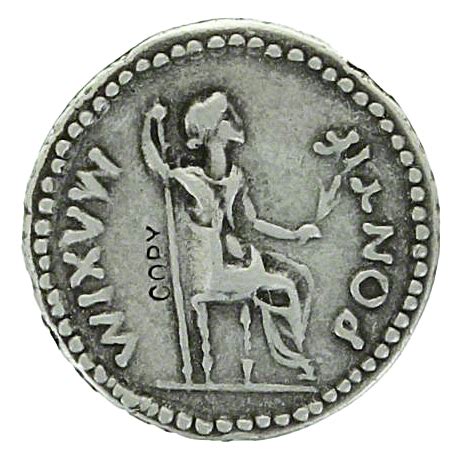 Tiberius Denarius Biblical Tribute Penny