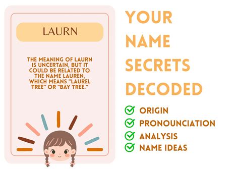 Laurn Girl Name Meaning And Pronunciation