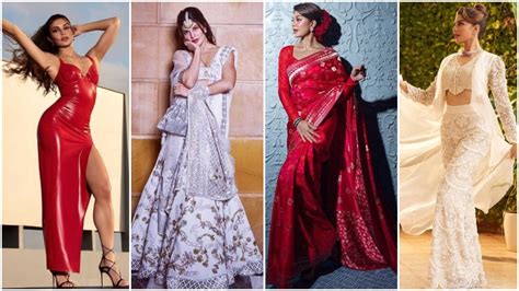 Bollywood Actress Jacqueline Fernandez Look Gorgeous In These Couture