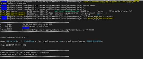 matrix mul in fpga only warning coming up intel communities