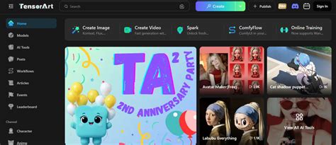 Las 12 Mejores Alternativas De Ia De Tensor Art Para Crear Arte Con Ia